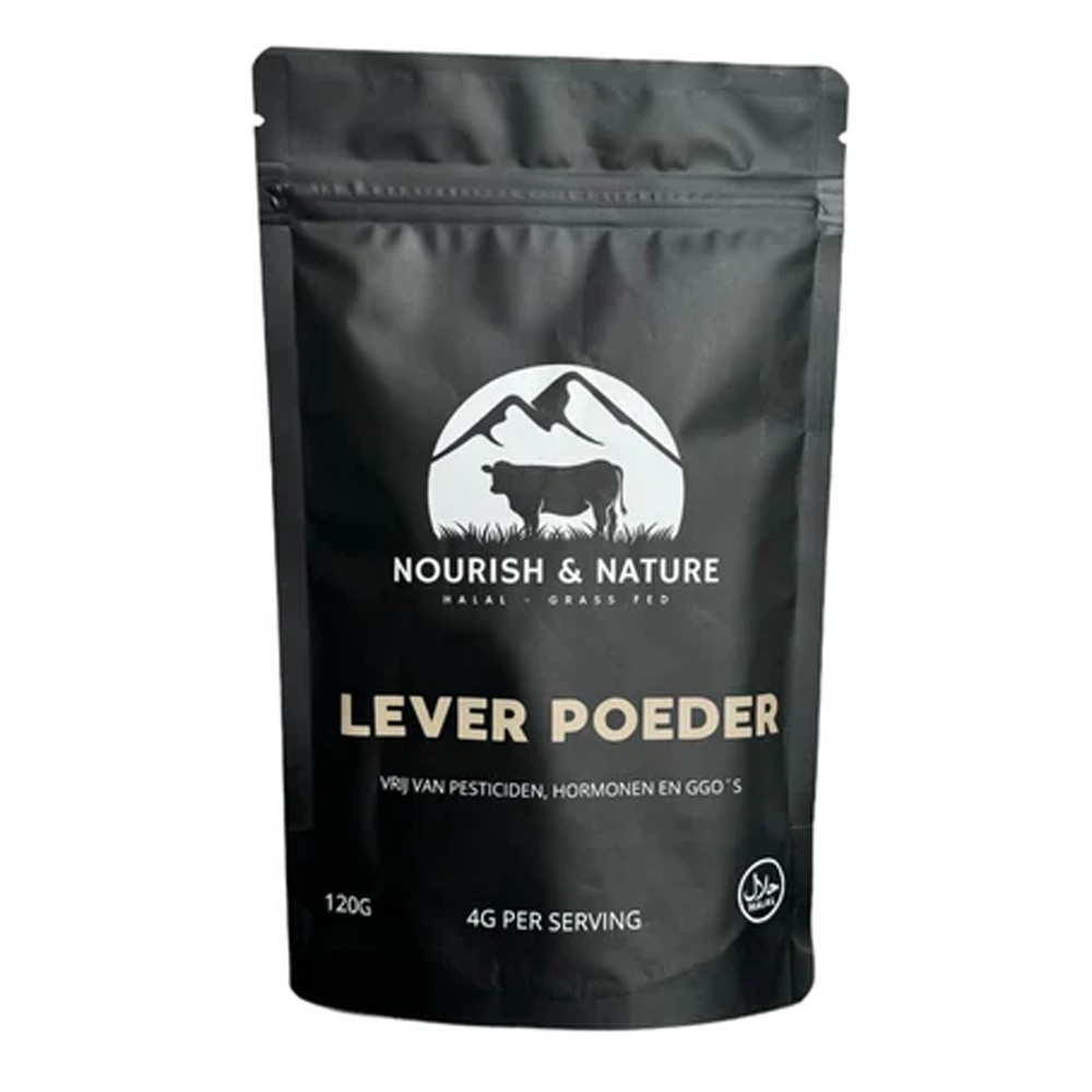 Nourish & Nature - Runderlever Poeder | Natuurlijk - Runderlever.nl