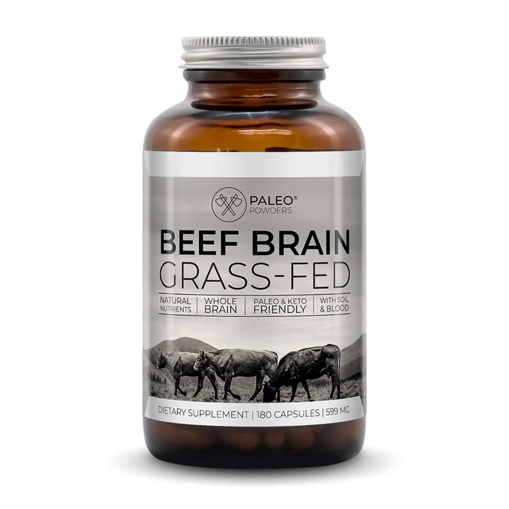 Paleo Powders - Beef Brain - Grass-Fed | Natuurlijk - Runderlever.nl
